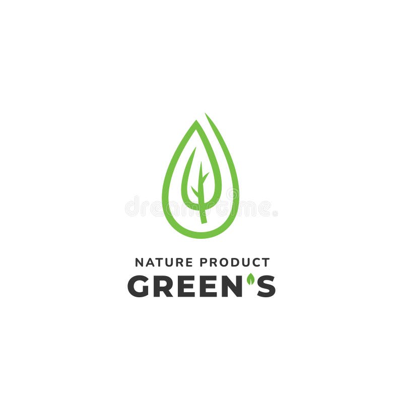 Nature Ecology Environment Leaf in Water Icon Shape Simple Line Logo ...