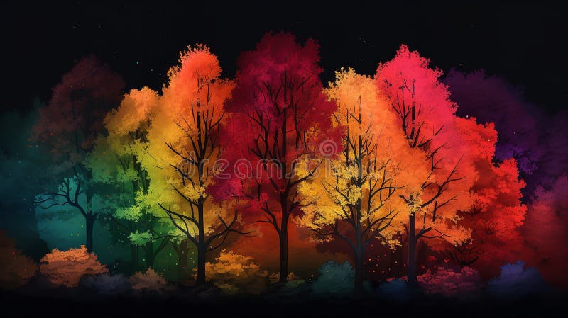 Trees Transition Stock Illustrations – 1,161 Trees Transition Stock ...