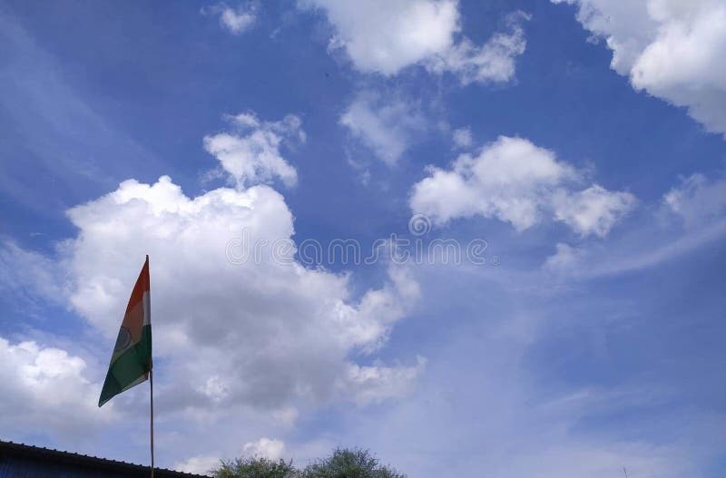 Nature with Flag hosting stock photo. Image of flag - 209989968