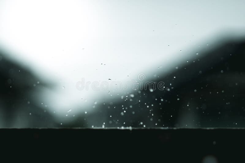 Droplet Water Shape Splash of Rain Stock Image - Image of droplet, form ...