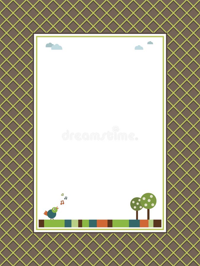 Nature frame stock vector. Illustration of border, line - 10571608