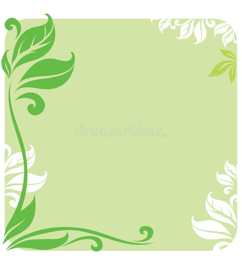 Nature frame background stock vector. Illustration of identity - 8491178