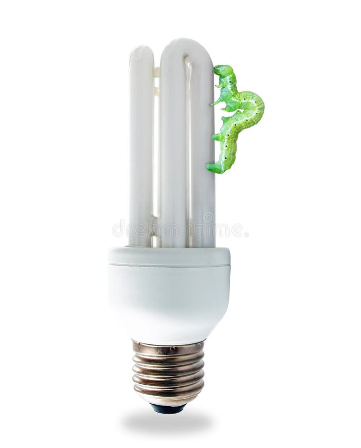Nature Friendly Fluorescent Lamp Concept Stock Image - Image of twist ...