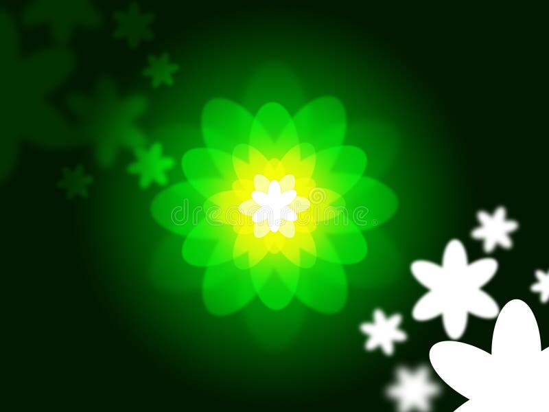 Nature Glow Represents Light Burst and Blazing Stock Illustration ...
