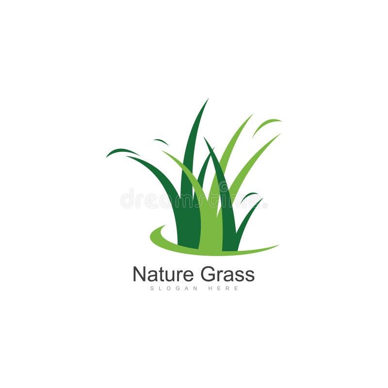 Nature Grass Logo Design Vector Creative Grass Logo Design Template ...