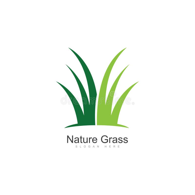 Nature Grass Logo Design Vector Creative Grass Logo Design Template ...