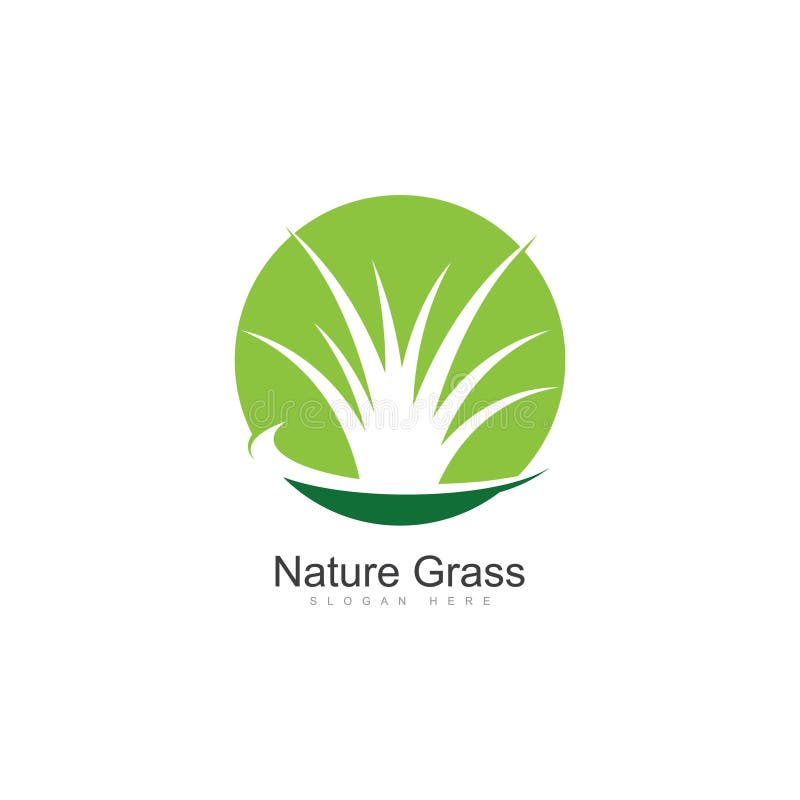 Nature Grass Logo Design Vector Creative Grass Logo Design Template ...