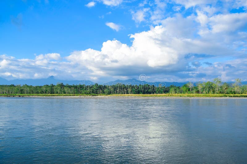 Nature Green Blue Colour River Stock Photo - Image of green, nature ...