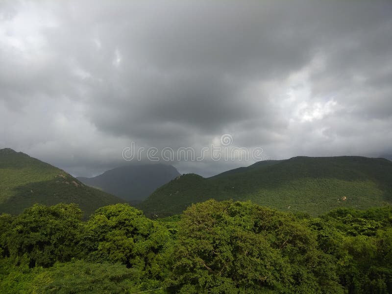 Nature Greenery Mountain in Junagadh India Stock Image - Image of ...