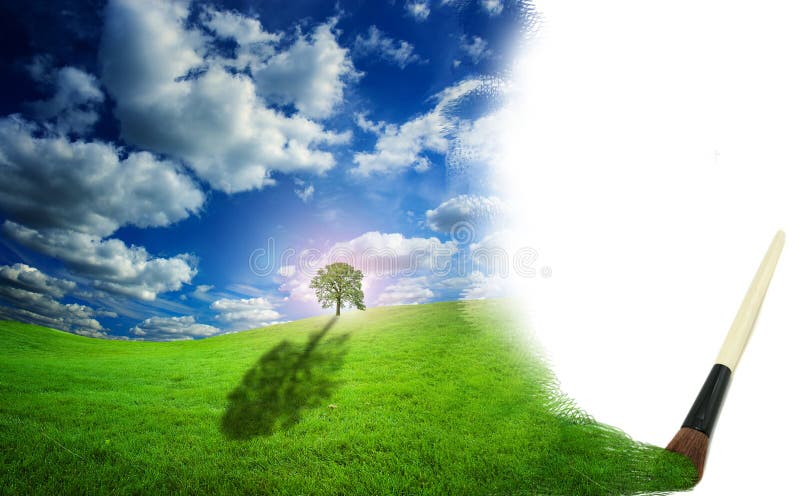 Heaven land stock image. Image of cloud, plateau, growth - 9641499