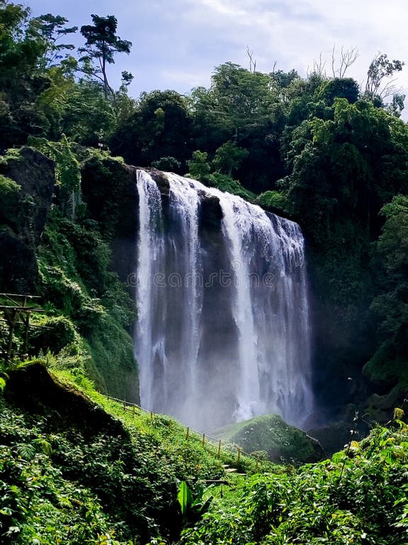 Nature Heaven waterfall stock image. Image of waterfall - 352053399