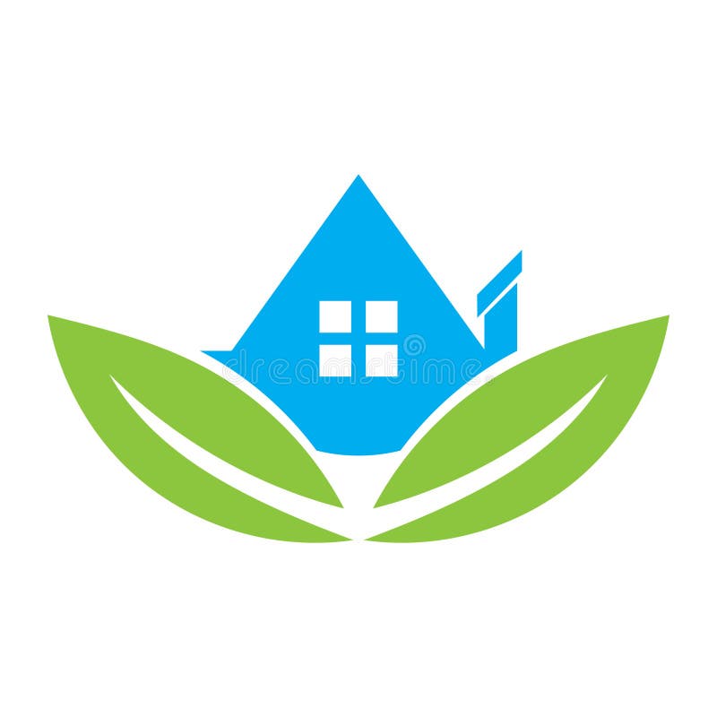 Nature Home Logo Vector Icon Stock Vector - Illustration of home, logo ...