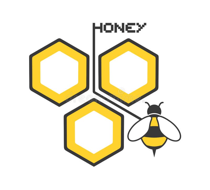 Nature honey symbol stock vector. Illustration of organic - 145805063