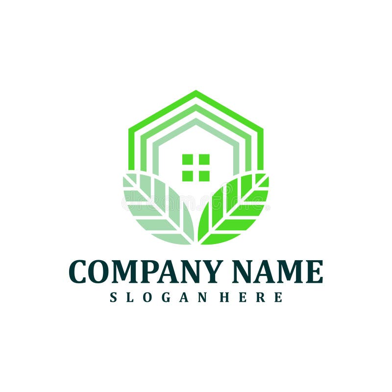 Nature House Logo Design Vector. Creative House Logo Concepts Template ...