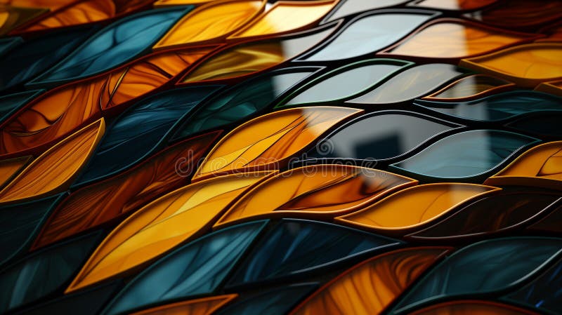 Nature and Human Intervention Mosaic Harmonious Balance Stock ...