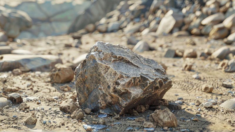 Nature with a Hyper-realistic Depiction of Dirt and Rocks, Their ...
