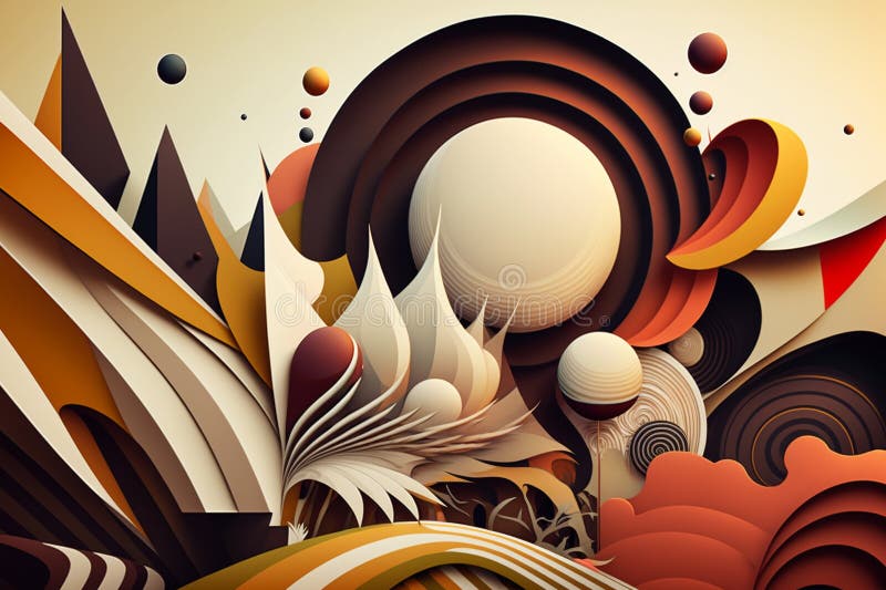 Nature-Inspired Digital Art - Organic Shapes and Harmonious Colors ...