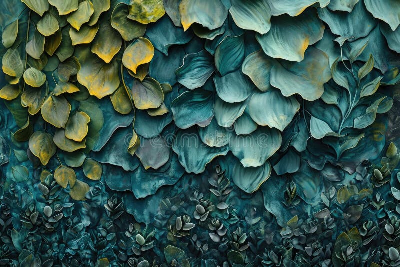 Nature Inspired Patterns Mimicking Organic Forms in Art Stock ...