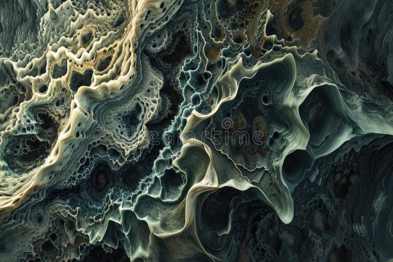 Nature Inspired Patterns Mimicking Organic Forms in Art Stock ...