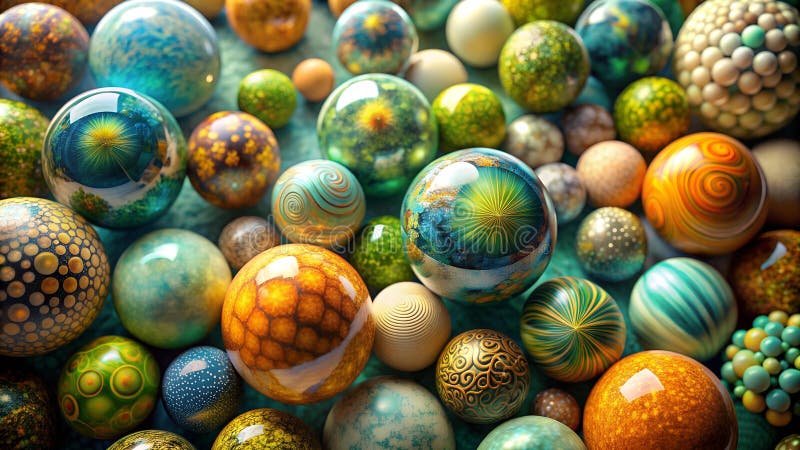 Nature Inspired Sphere Symphony: a Harmony of Colors and Textures ...