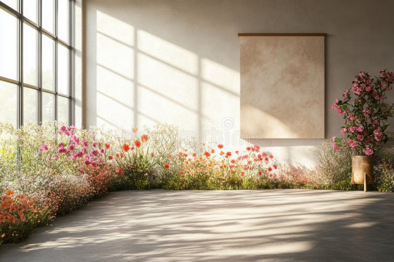 Nature-inspired Studio Banners, Modern Studio Filled with Earth-toned ...