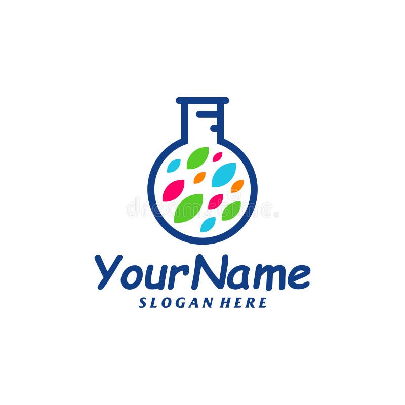 Nature Lab Logo Design Template. Science Lab Logo Concept Vector Stock ...