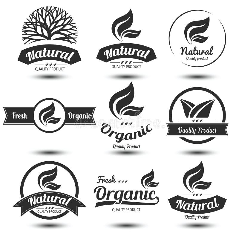 Nature label stock vector. Illustration of elements, sticker - 58941441