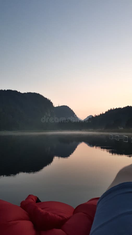 Nature Lake See Neutral Awesome Mirror Dream World Stock Image - Image ...
