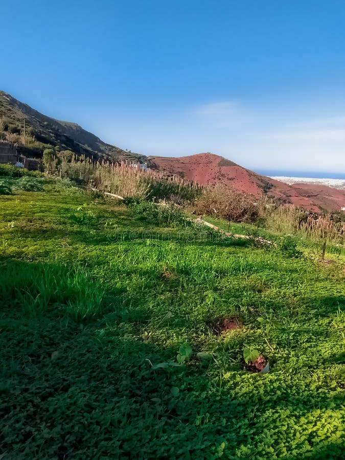 Nature Land with Mountain View Stock Image - Image of district, mount ...