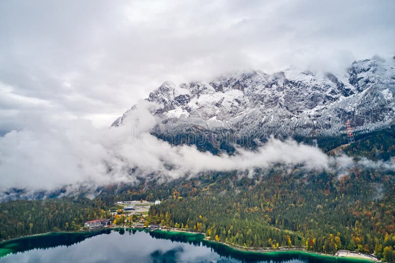 Nature Landscape of Beautiful Large Tall Mountains Stock Image - Image ...