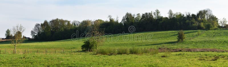 Nature Landscape Countryside Panorama Panoramic Stock Photo - Image of ...