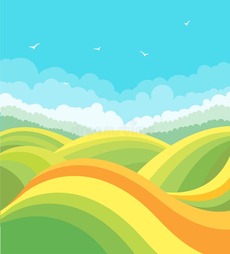 Green Fields Sky Stock Illustrations – 6,192 Green Fields Sky Stock Illustrations, Vectors ...