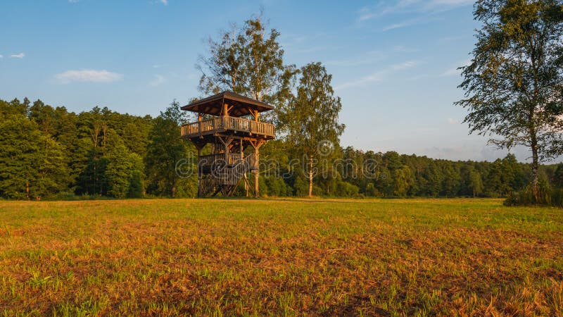 Nature Landscape Observation Point Stock Image - Image of hidden ...