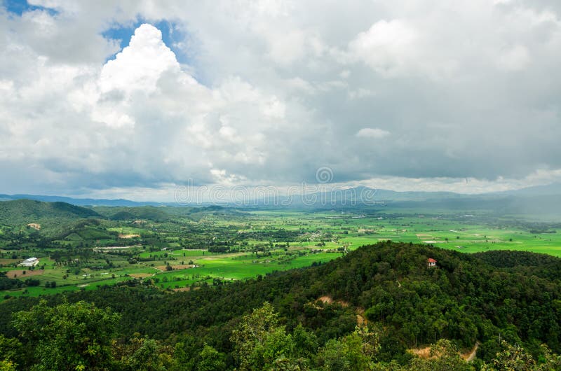 Nature Landscape View in Chiang Rai,Thailand Stock Image - Image of ...