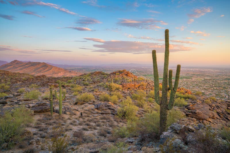 Nature Landscpe of Phoenix, Arizona, USA Stock Image - Image of rock ...