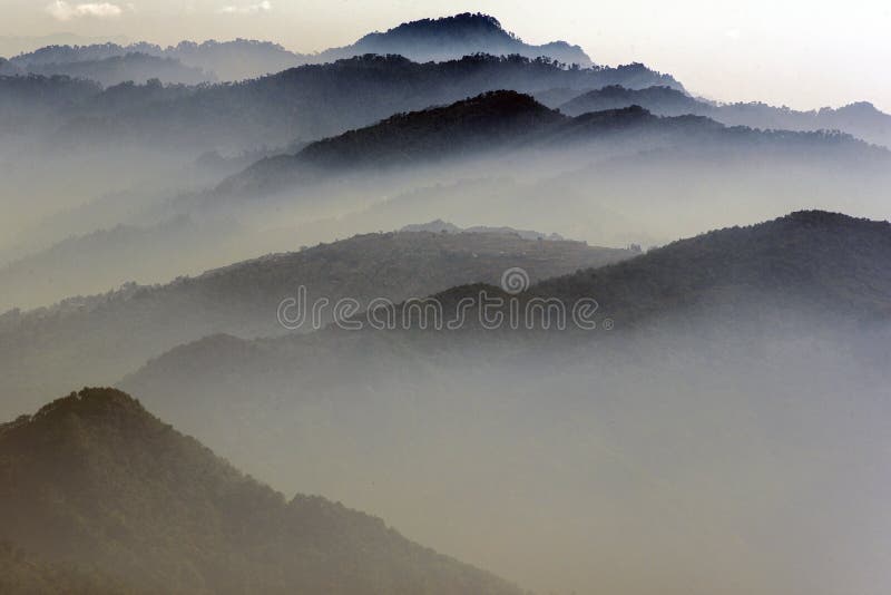 Nature Layers Mountain India Stock Photo - Image of layers, wave: 216251120