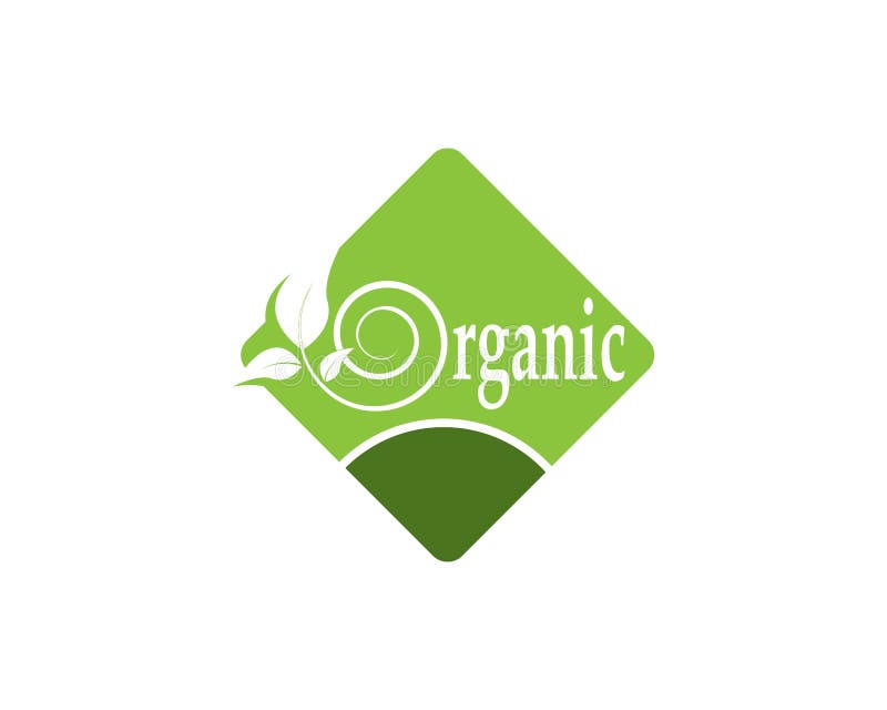 Nature Leaf Organic Icon and Symbol Vector Illustration Stock ...