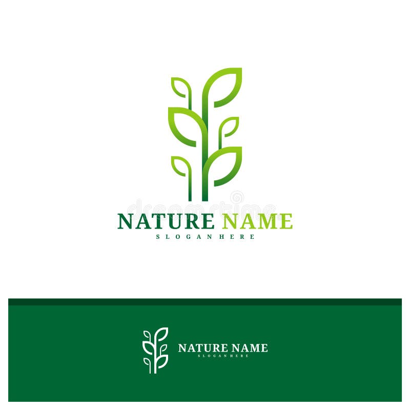Nature Logo Design Vector, Creative Leaf Logo Concepts Template ...