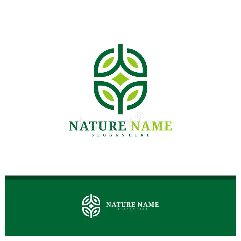 Nature Logo Design Vector, Creative Leaf Logo Concepts Template ...