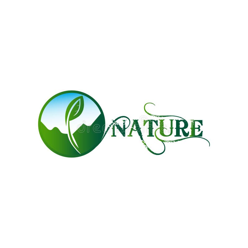 Nature Logo Vector Art, Icon 100 Natural Logo Vector Stock Vector ...