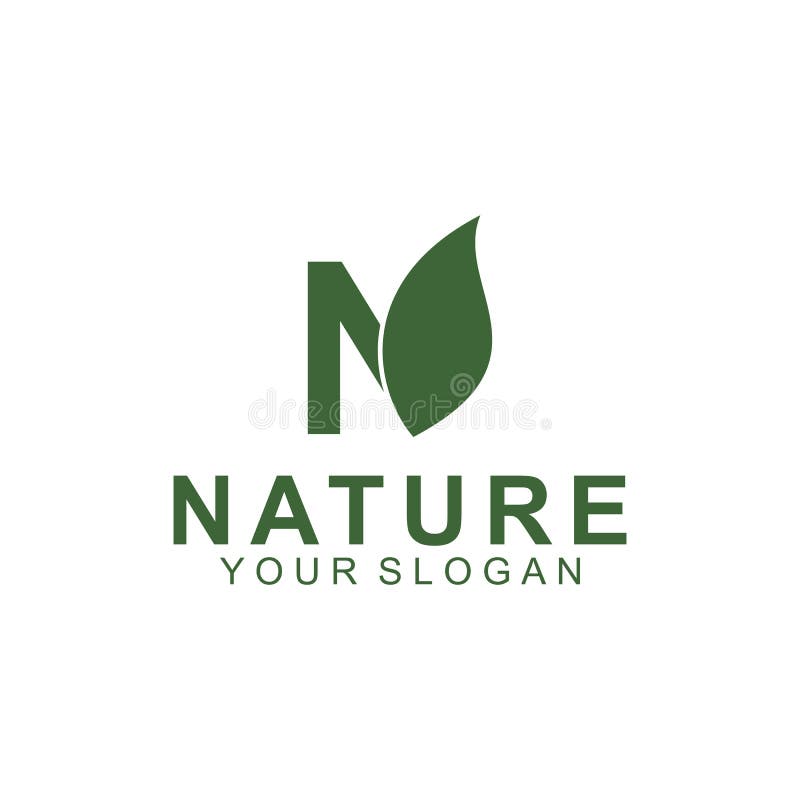 Nature Logo Template, Design Vector Icon Illustration Stock ...