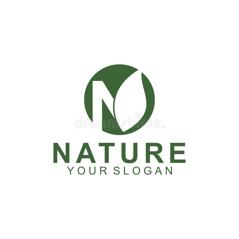 Nature Logo Template, Design Vector Icon Illustration Stock ...