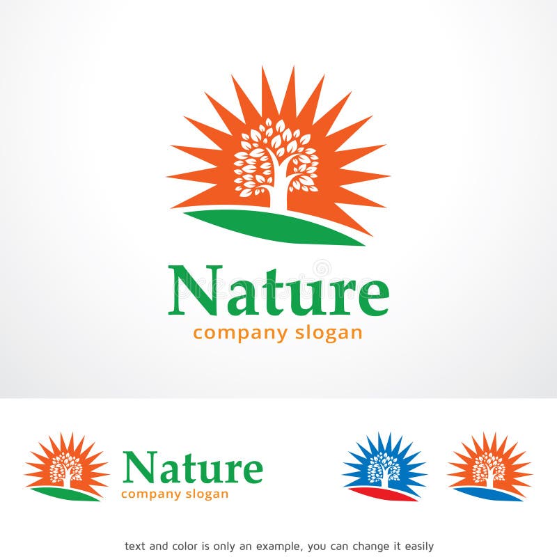 Nature Logo Template Design Vector, Emblem, Design Concept, Creative Symbol, Icon Stock Vector ...