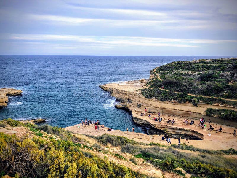 St. Peter& X27;s Pool in Malta Stock Photo - Image of nature, water ...