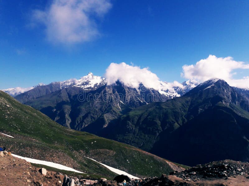 Manali Mountains India Must Visit Tourist Place Stock Photo - Image of ...