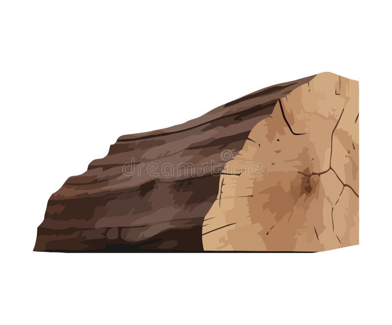 Nature Material Tree Wood, Timber Log Icon Stock Vector - Illustration ...
