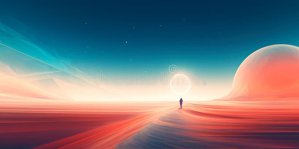 Nature Minimalistic Background with a Subtle Gradient, Adding Depth and Dimension To the Scene ...