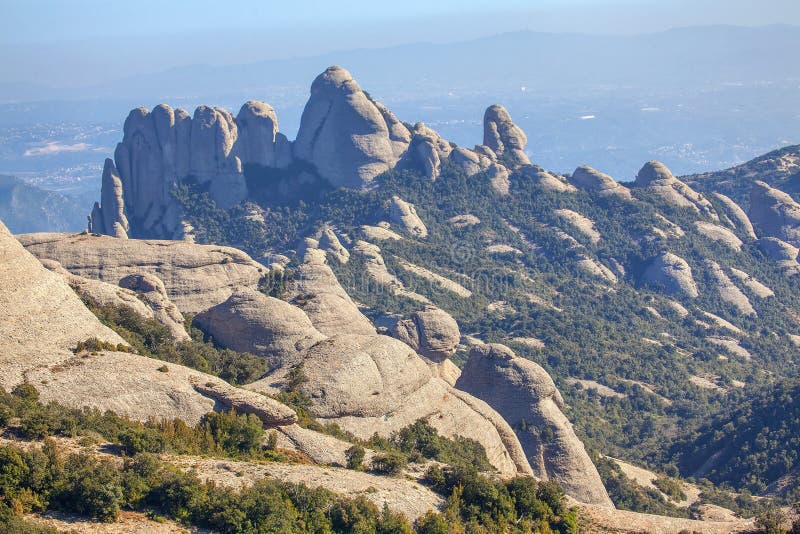 Nature of Montserrat stock image. Image of catalunya - 144290103