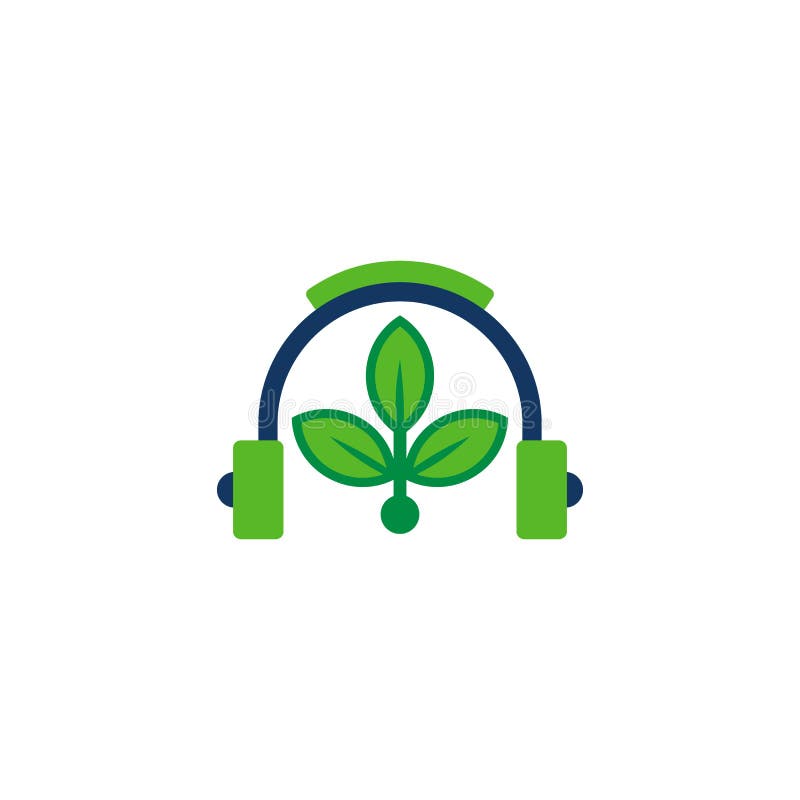 Nature Music Logo Icon Design Stock Vector - Illustration of logotype ...