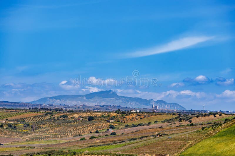 Nature Near Castelvetrano in Western Sicily Stock Photo - Image of ...